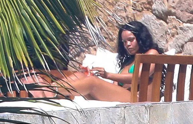 Rihanna in verdriet