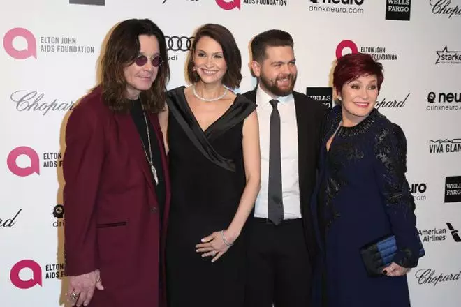 Ozzy va Sharon Osborne juftlik va Lisa Osborne bilan