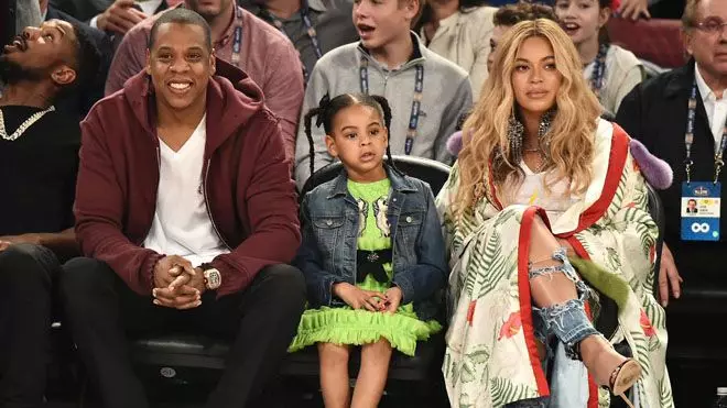 Beyonce sa asawa at anak na babae