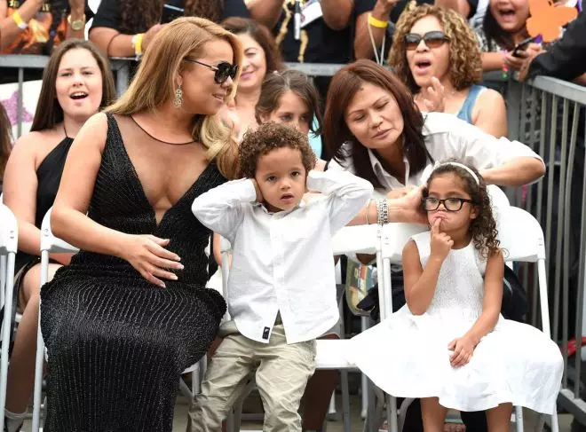 Mariah Carey met kinderen