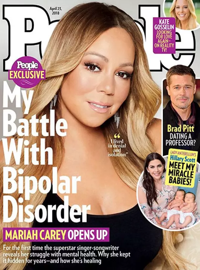 Mariah Carey on the Cover of the magazine