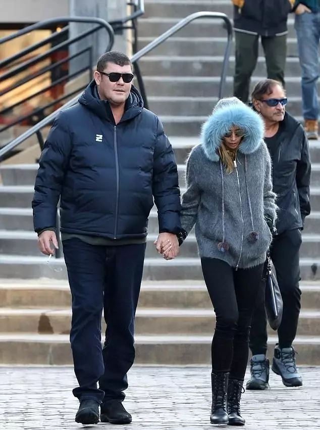 James Packer gyda Kylie