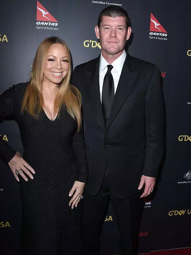 Par James Packer och Mariah Carey