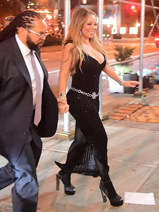 Carey en el sopar Karl Lagerfeld a Nova York 23 d'octubre de