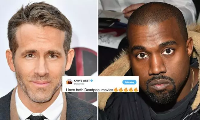 Ryan Reynolds prometeu que unir a Kanye West ao seu proxecto