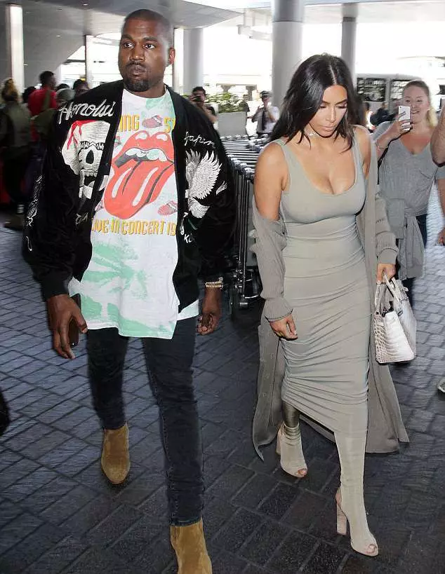 Kanye West kaj Kim Kardashian