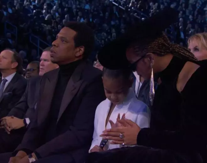 Beyoncé, Ji Zi kaj Blua Ivi sur Grammy