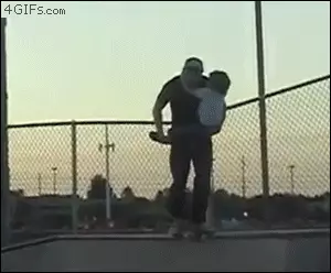 Skating.