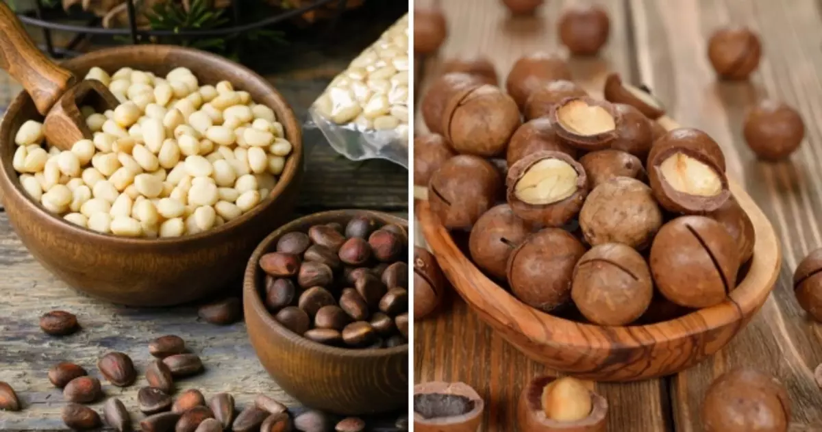 6 eniten hyödyllisiä pähkinöitä ihmiselle