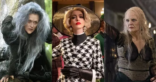 Wie is verschrikkelijk: 20 actrices die niet bang waren om de heksen in de bioscoop te spelen