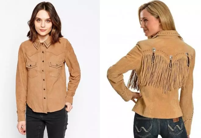 Jacket-shirt - μοντέρνες εικόνες σε δέρμα, denim, βελούδινα ρούχα 19803_15
