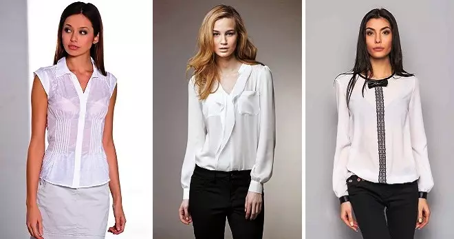 Blanka bluzo - Fashionable solvo por ĉiuj okazoj