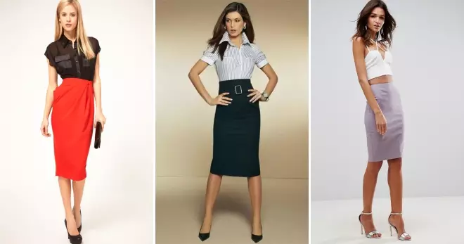 Pencil skirt with an overwhelmed waist - 44 photos of stylish models for all occasions