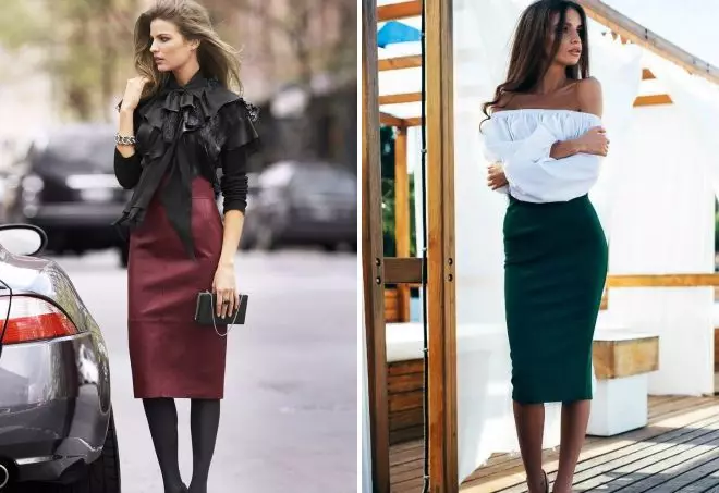 მოდური ქალთა ფანქარი Skirt ერთად მძიმე წელის - Stylish ხანგრძლივი, მოკლე, ტყავი, Bandage, შავი, ლურჯი, წითელი, თეთრი, ნაცრისფერი, Ceke, სრული, მაქმანი, მაქმანი, კლასიკური, სურათები 19957_21