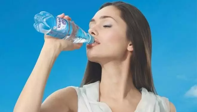 Drink 2.5 liters of water per day