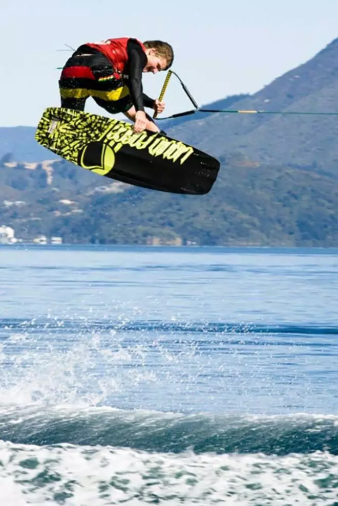 Wakeboarding.