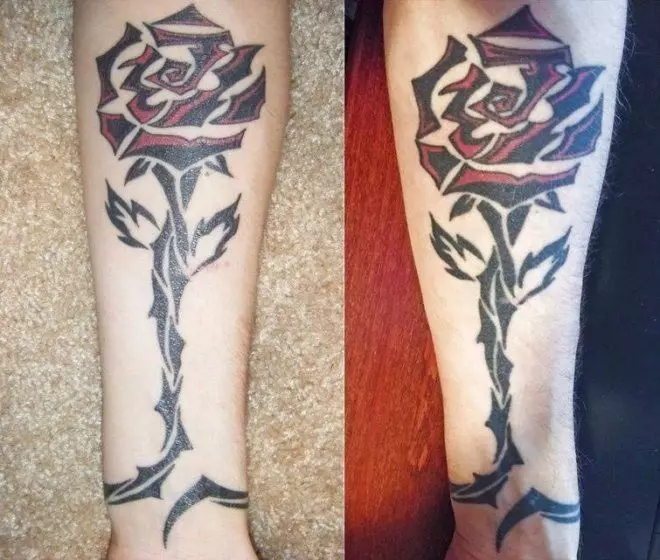 Tako da tatoo ostane svetla, jo je treba nenehno posodabljati