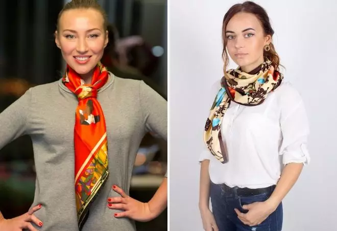 Meriv çawa li ser serê, stûyê, bi qîzek, kinc, kulikê, kincê fur, cil û berg, di binê belt, cardigan, pavloposadsky, orenburg, knitted 20476_25