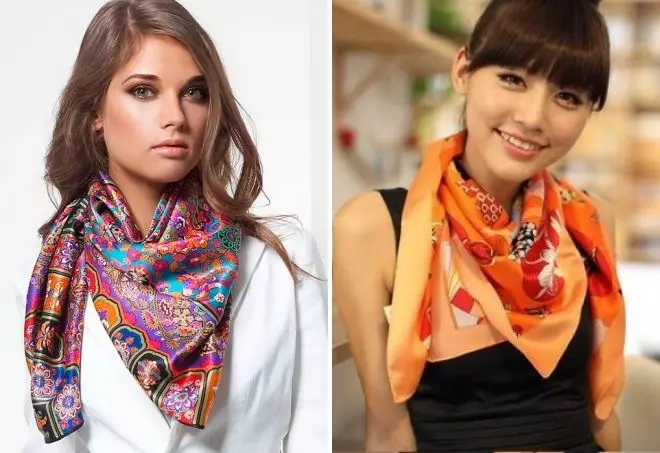 როგორ აცვიათ scarf - ხელმძღვანელი, კისრის, ერთად ქურთუკი, ქურთუკი, cloak, ბეწვის ქურთუკი, კაბა, გადამწყვეტი, ქვეშ ქამარი, Cardigan, Pavloposadsky, Orenburg, ნაქსოვი 20476_9