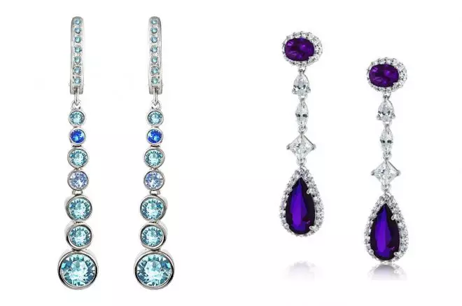 فیشني Swarovski ګوشوارې - ګولډن، سپینو زرو، Puses، مجنووووووووووووووووووووووووو، (carnation)، ته وسپاره، Rhinestone 20657_15