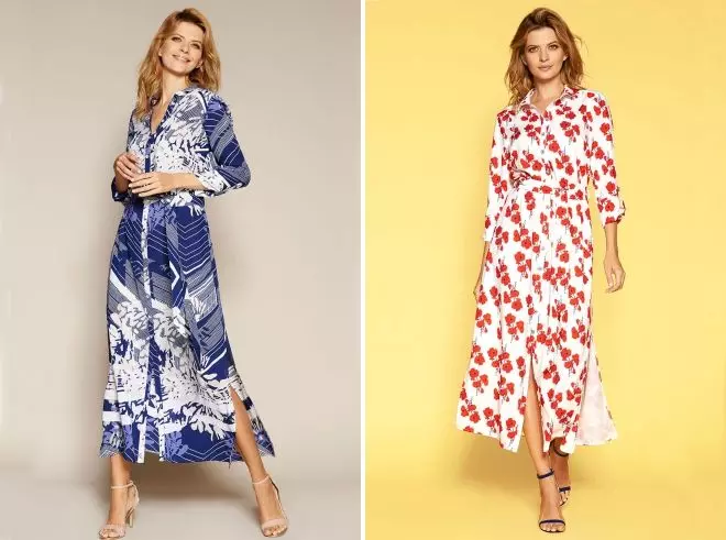 Fashion dresses summer 2019 - para sa bawat araw, niniting, denim, kaso, shirt, mahaba, maikli, gabi, cocktail, kasal, para sa kumpleto 20787_16