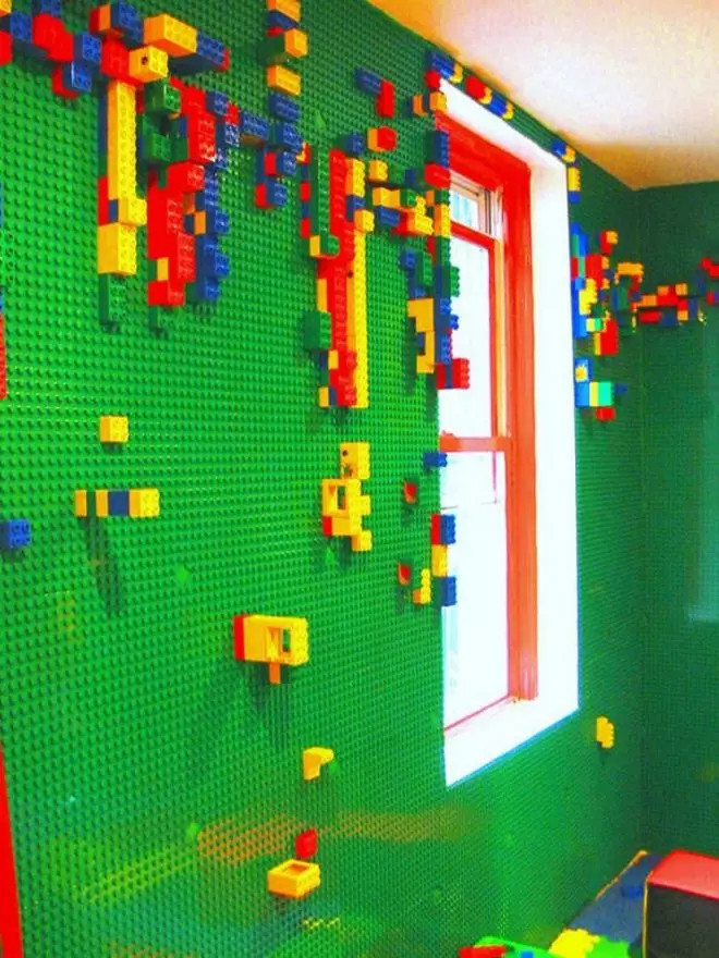 Muro de Lego.