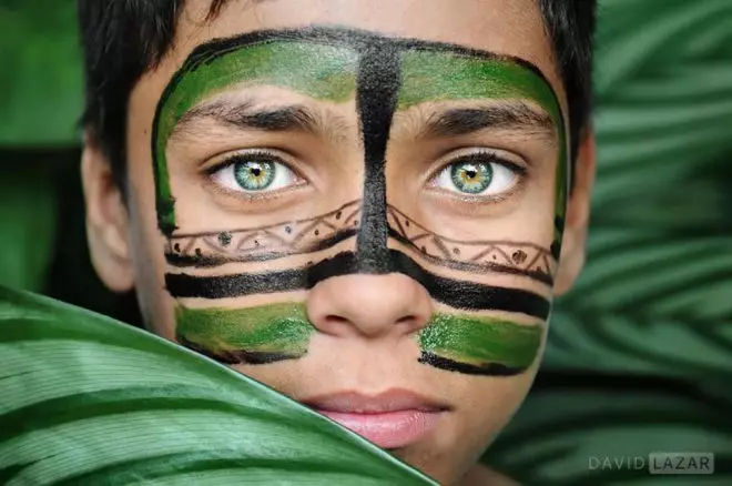 Héjo-eyed budak ti Sao Paulo