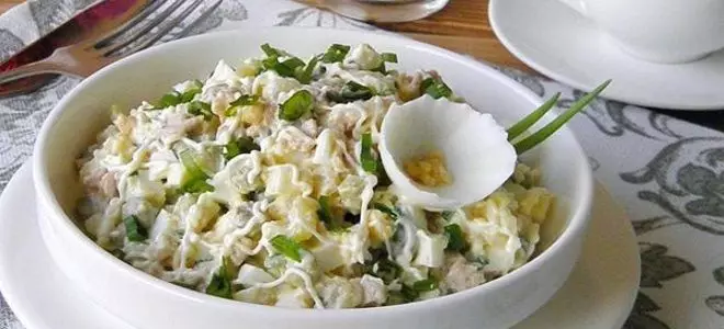 Vissalade - recept van gemengd, kabeljauw, gorbushi, Sairi, zalm, makreel, baars en kets 25857_4