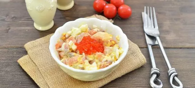 Saladi eja - ohunelo lati Ijọpọ, Cod, Sairi, Salmon, maclerel, per 25857_7