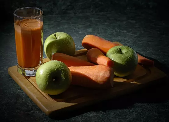 Karotte Apfelsaft - Nutzen und Schaden