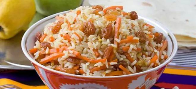 Pilaf without meat cooking recipe
