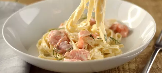 Pasta mei fisk