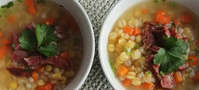 Soupe fumée - Recettes avec saucisses, côtes, poulet et bacon 27594_15