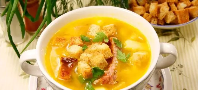 Akaputa soup - macipes ane soseji, mbabvu, huku uye bacon 27594_3