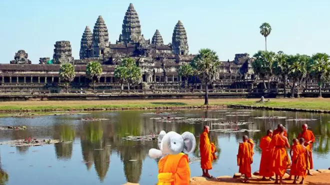 Visitato il principale tempio della Cambogia