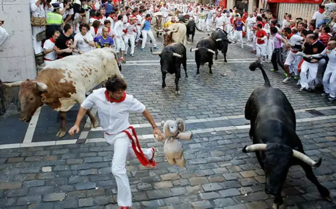 Sì, ha persino preso parte alla gara toro