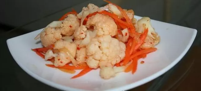 Saladhi yeiyo nguva yechando cauliflower muKorea