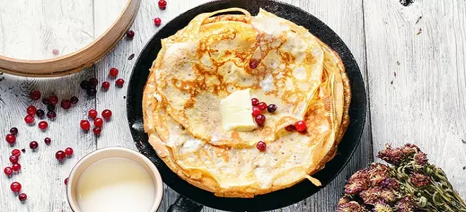 Panquecas a céu aberto em Kefir