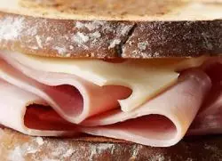 Sandwich karo keju lan ham