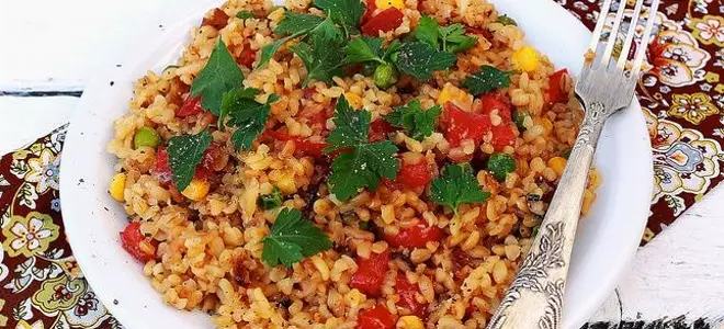 Pilaf de BULGU sin carne.