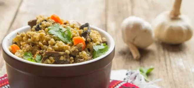 Bulgur - Quais são os cereais, como cozinhar, usar e prejudicar, receitas PLOV, sopa turca e outros pratos 28425_7