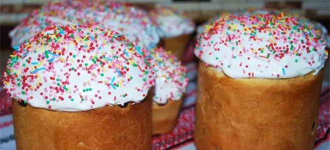 Ohunelo ti o rọrun Kulich