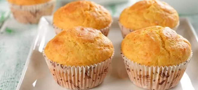 Muffins ntawm kefir - daim ntawv qhia