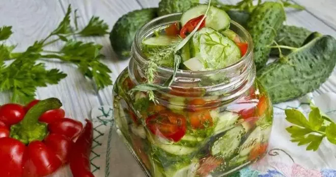 Ensaladas para el invierno - Recetas sabrosas para el surtido de vegetales.