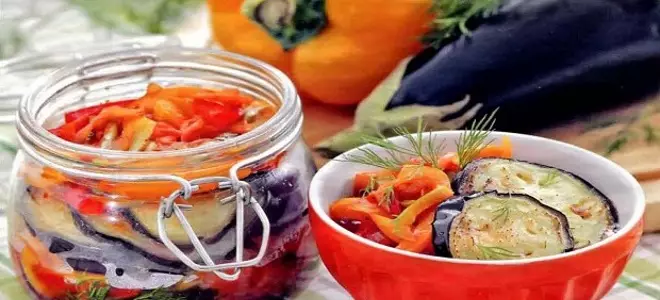 Ensaladas para el invierno - recetas de pepinos con ajo, pimienta búlgara, tomates y otras verduras. 29516_5