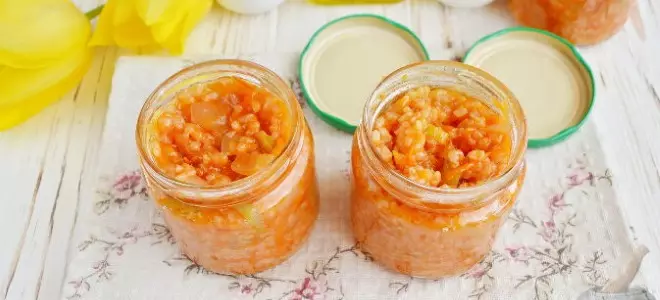 Ensaladas para el invierno - recetas de pepinos con ajo, pimienta búlgara, tomates y otras verduras. 29516_9