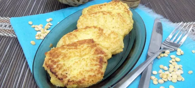 मटार पासून cutlets