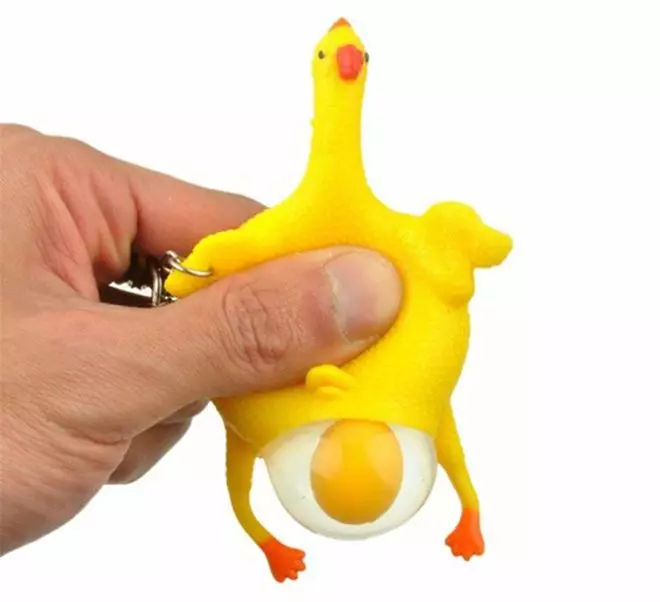 Chicken Keychain.