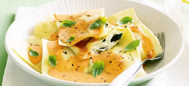 ravioli mat Kéis Rezept