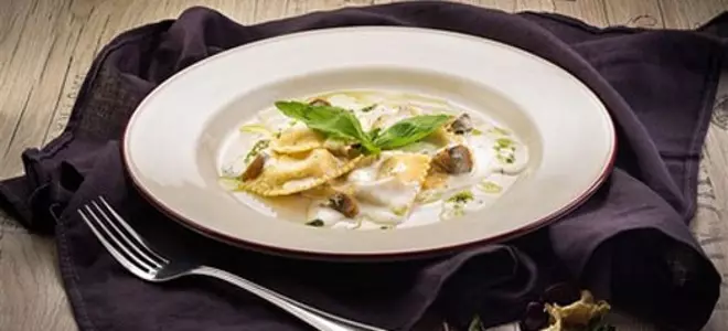 ravioli amb bolets recepta